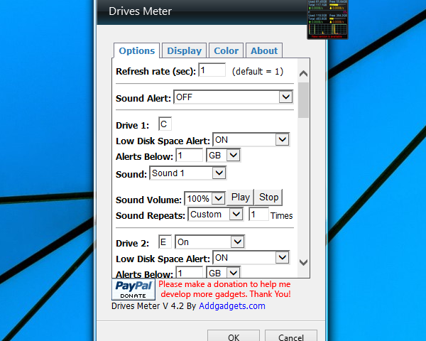 Drives Meter Windows 10 Gadget - Win10Gadgets