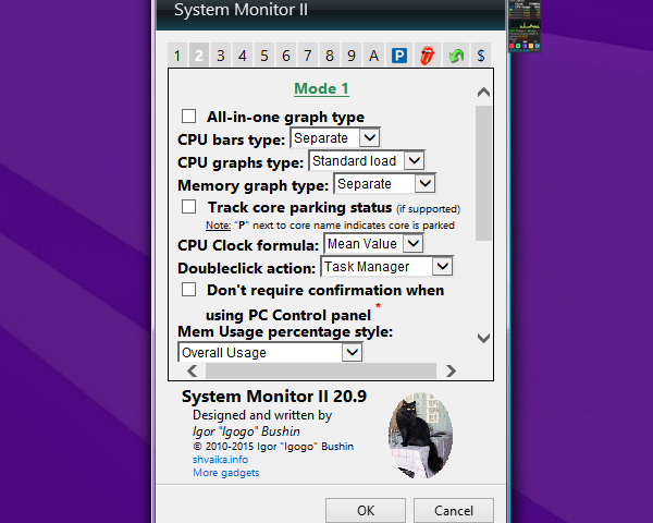 System Monitor II Windows 10 Gadget - Win10Gadgets