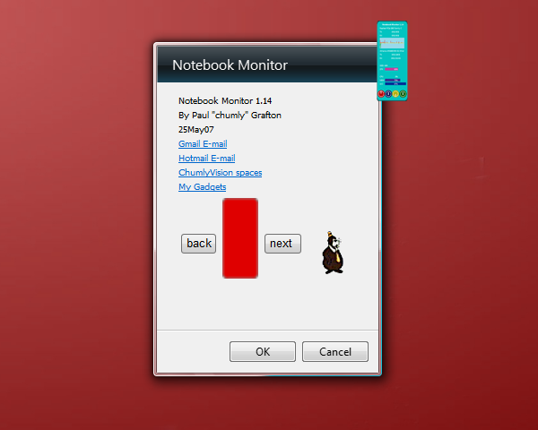 Note Monitor Windows 10 Gadget - Win10Gadgets