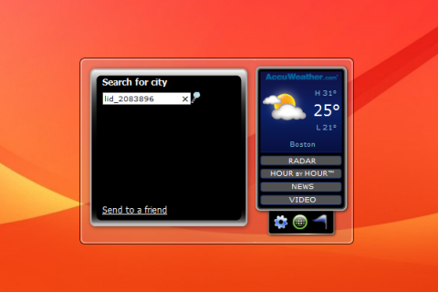 Accu Weather Radar settings - Win10Gadgets