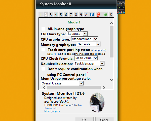 Computer Status Windows 10 Gadget - Win10Gadgets