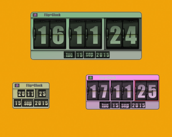 Date Flip Clock Windows 10 Gadget - Win10Gadgets
