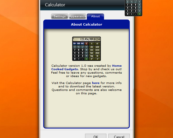 Glass Calculator Windows 10 Gadget - Win10Gadgets