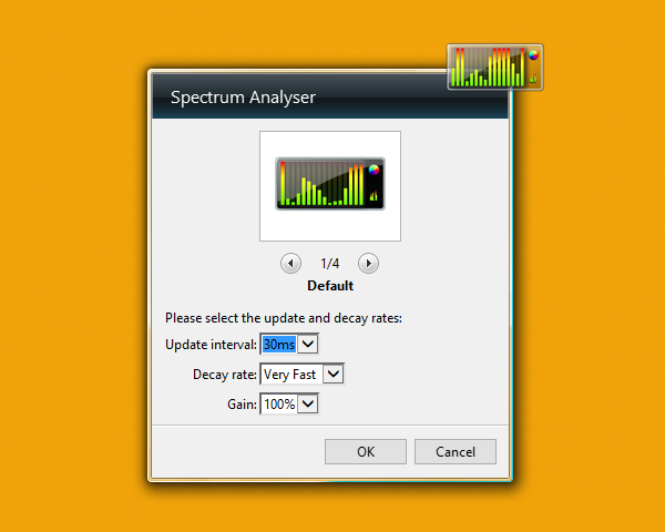 Spectrum Analyzer Windows 10 Gadget - Win10Gadgets